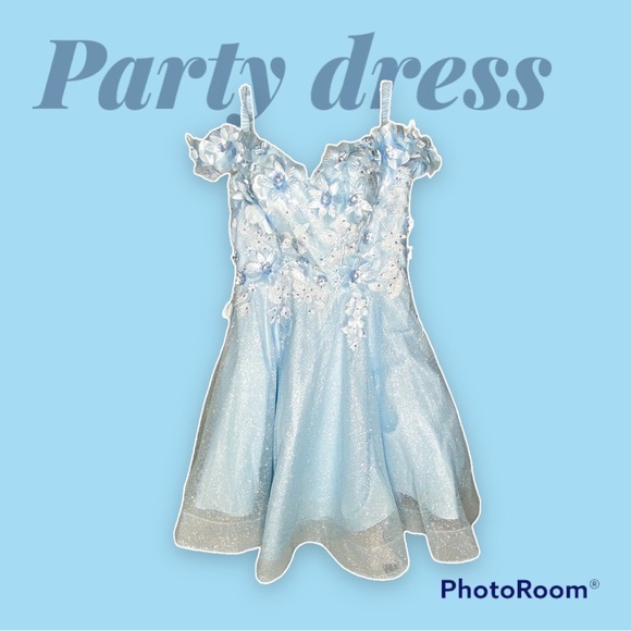 None | Dresses | Light Blue Party Dress | Poshmark
